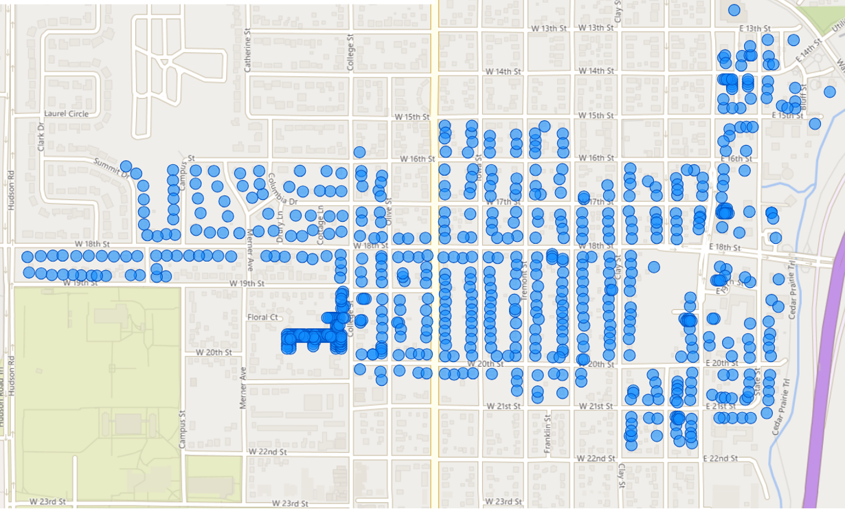 Fiber Maintenance Overnight Thursday for Central Cedar Falls