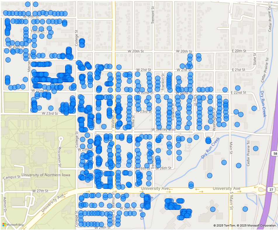 Fiber Maintenance Overnight Thursday for Central Cedar Falls